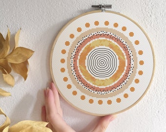 Sun Cross Stitch | Etsy