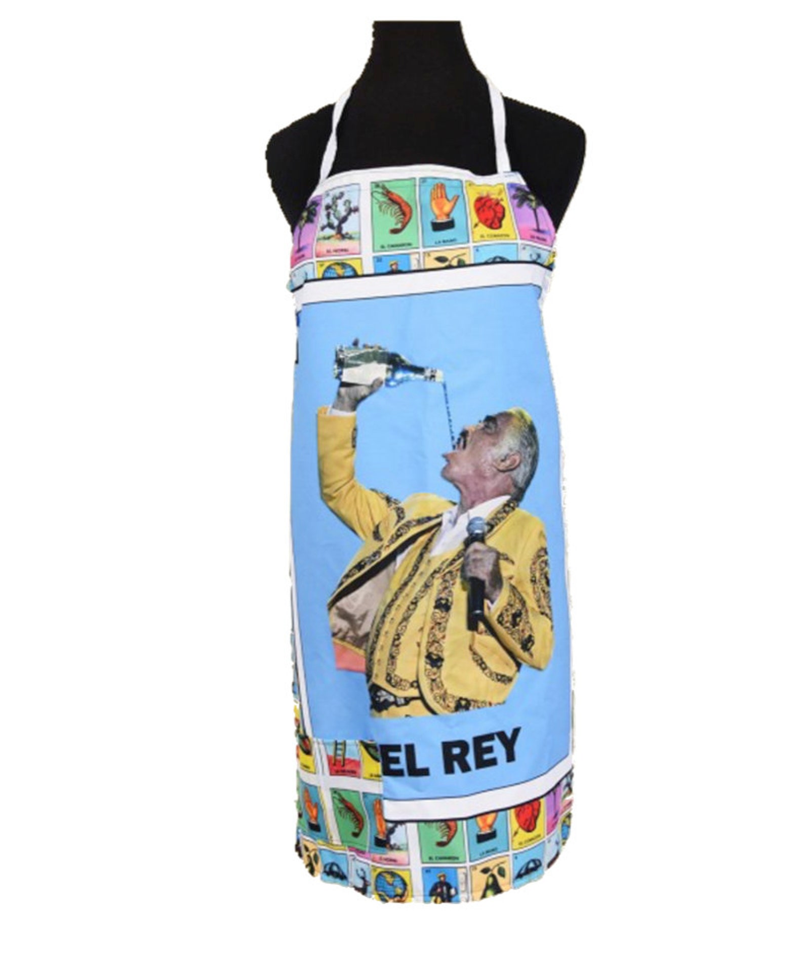 Mexican Loteria Apron, Mandil Tradicional Mexicano, Traditional Apron ...
