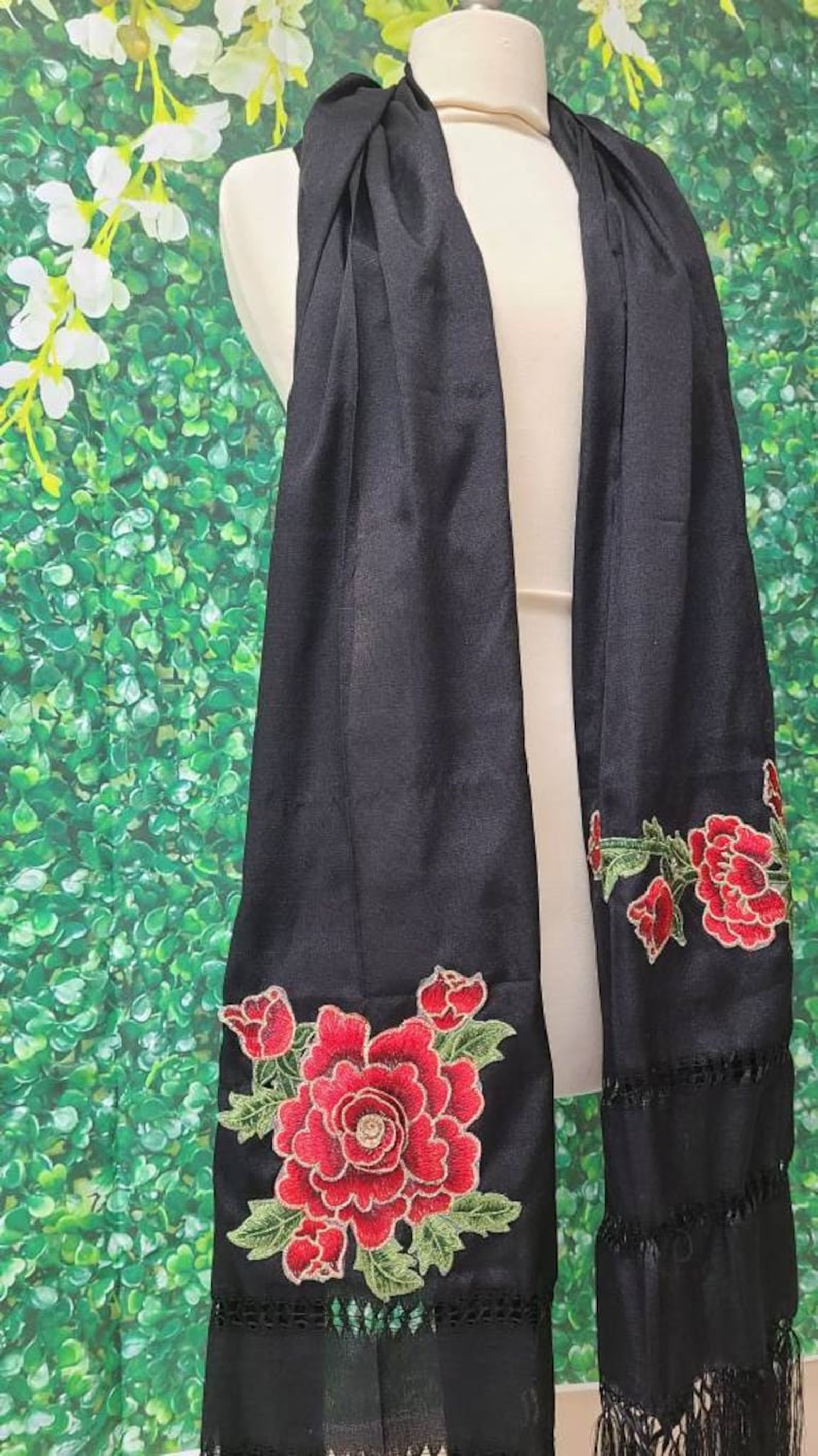 Reboso Shawl Rebozo Mexicano Mexican Wrap Reboso De Tela - Etsy