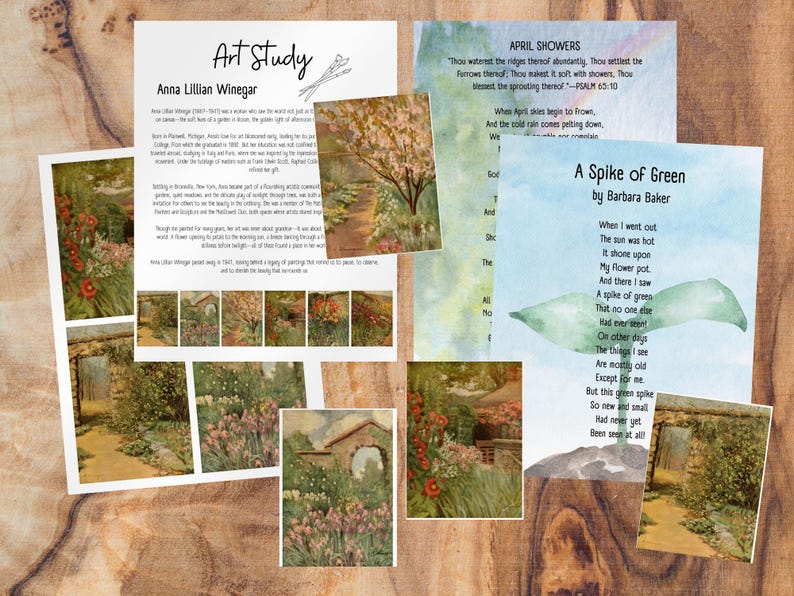 Spring Nature Study Unit | Charlotte Mason Morning Basket, Copywork ...