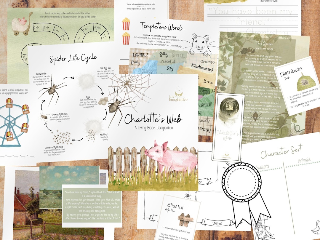 Charlotte’s Web Book Companion | Charlotte Mason Literature & Nature ...