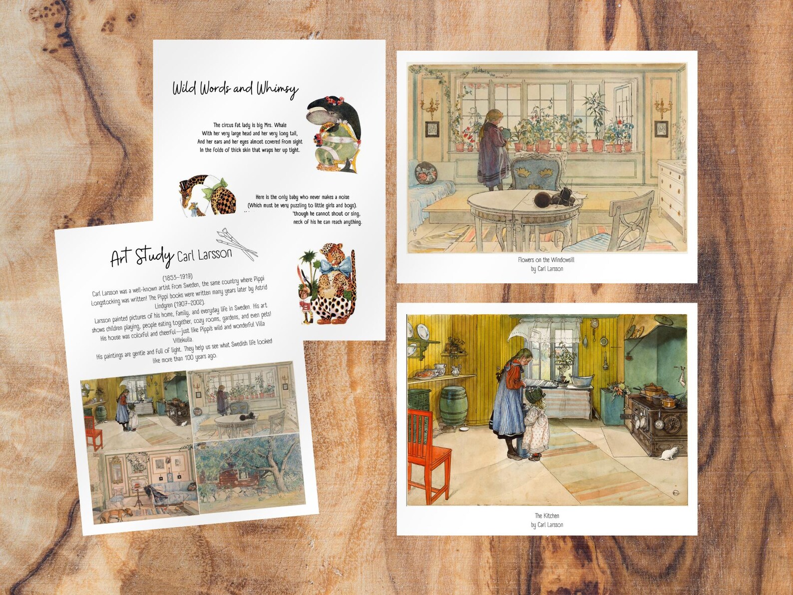 Pippi Longstocking Mini Unit Living Book Companion Study | Charlotte ...
