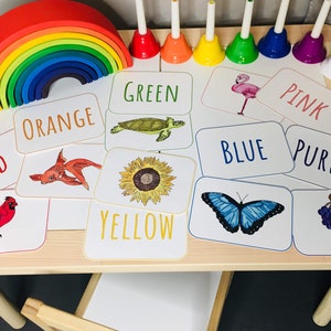 Colors & Numbers Toddler Card Set Coloring Sheets Digital Download - Etsy