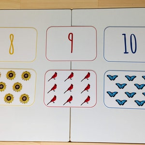 Colors & Numbers Toddler Card Set Coloring Sheets Digital Download - Etsy