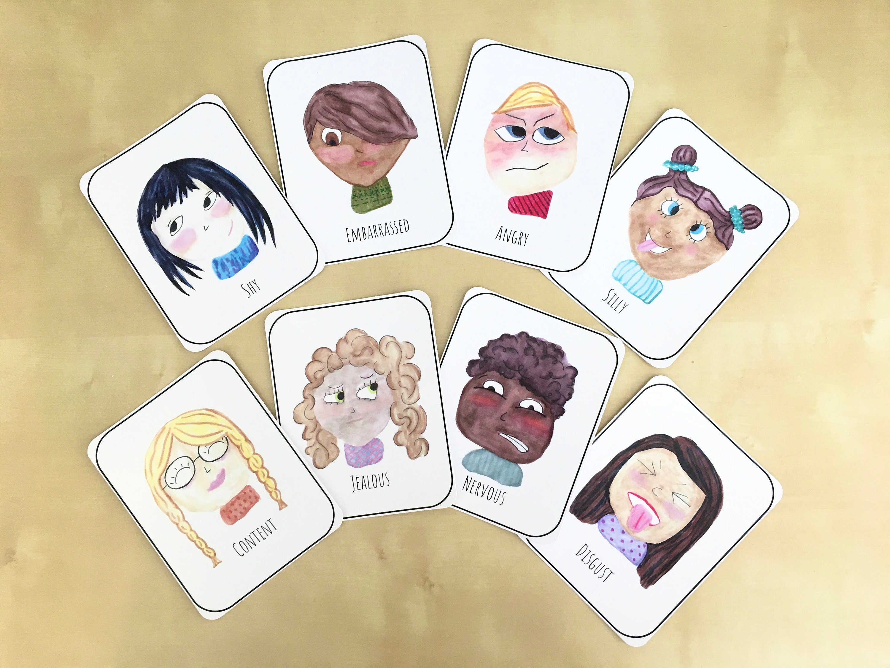 Feelings Card Set Digital Download - Etsy