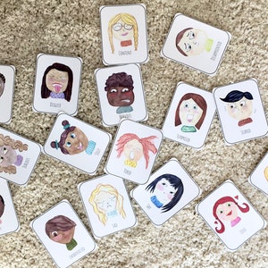 Feelings Card Set Digital Download - Etsy