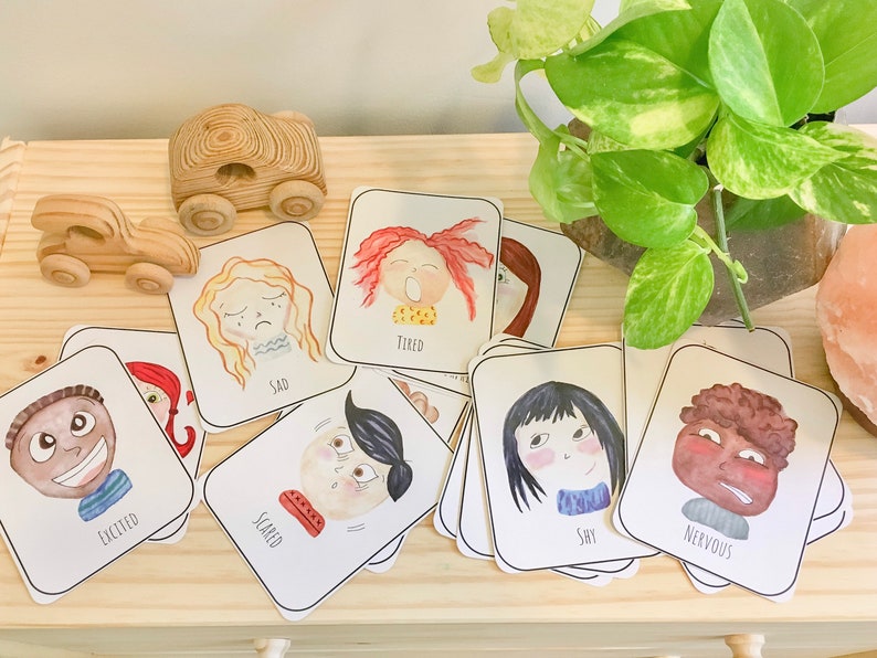 Feelings Poster & Card Set Bundle Digital Download - Etsy