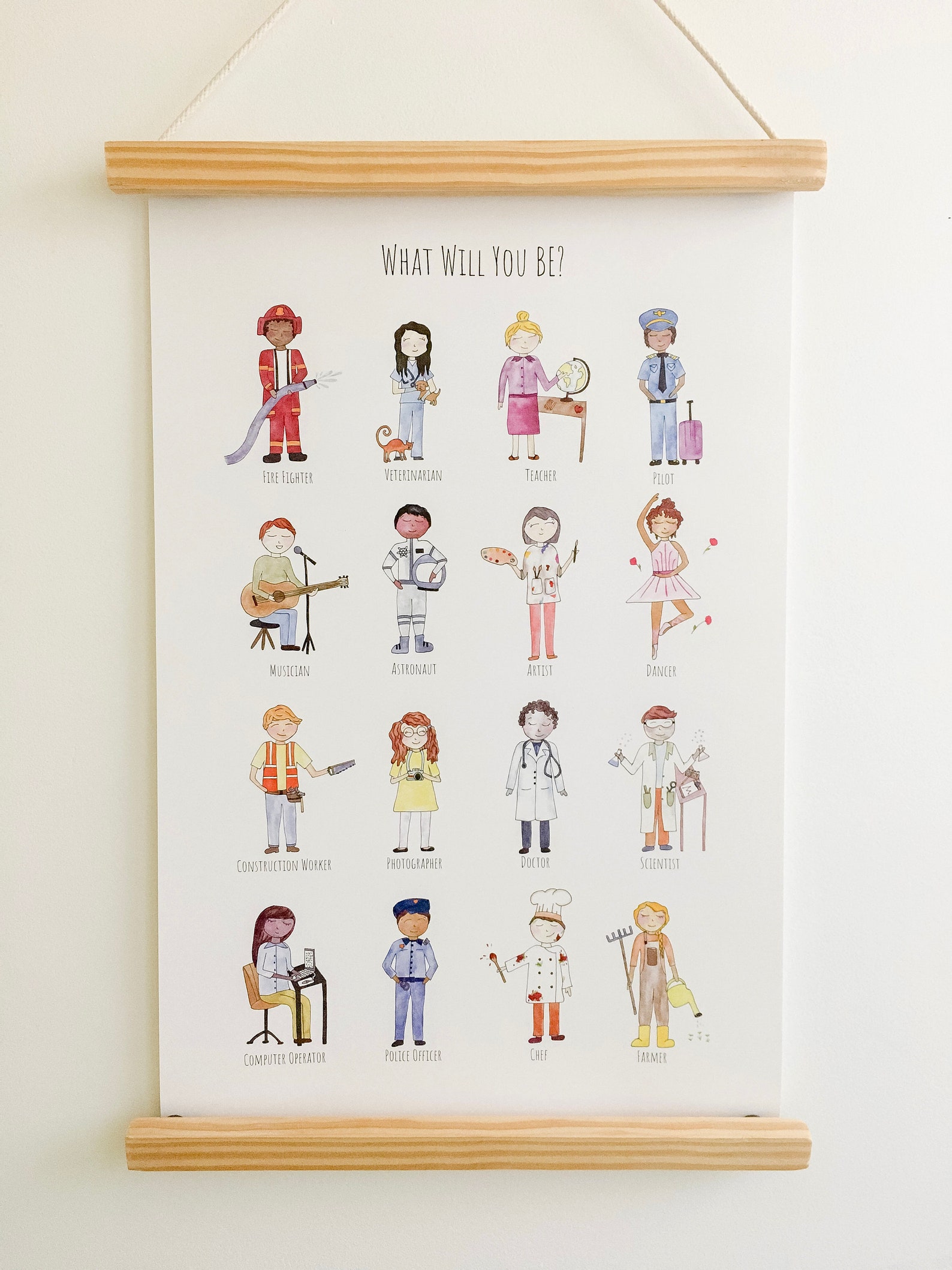 Occupations Poster Digital Download - Etsy