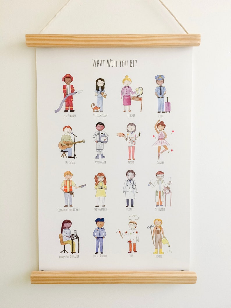 Occupations Poster Digital Download - Etsy