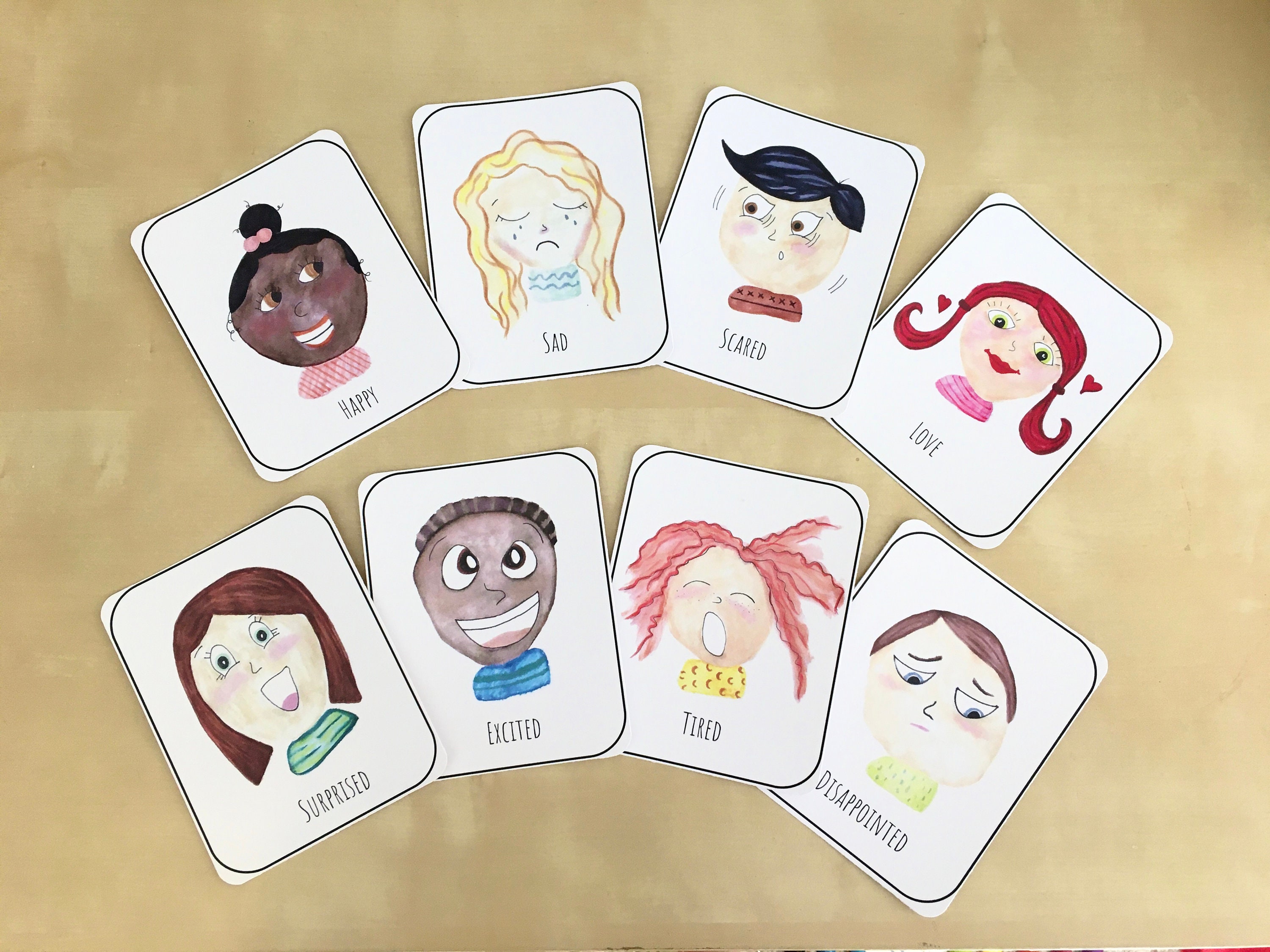 Feelings Card Set Digital Download - Etsy