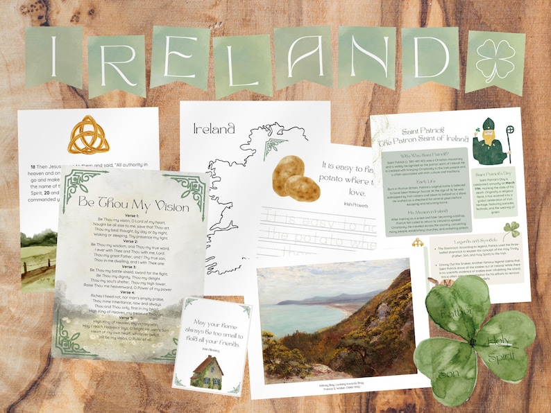 Ireland World Study Unit St. Patrick's Day Homeschool Resources ...