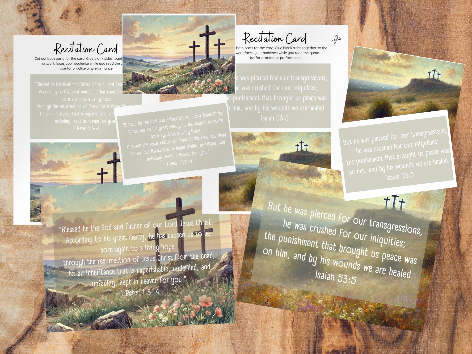 Christian Easter Unit Study for Kids, Printable Bible Study Morning ...