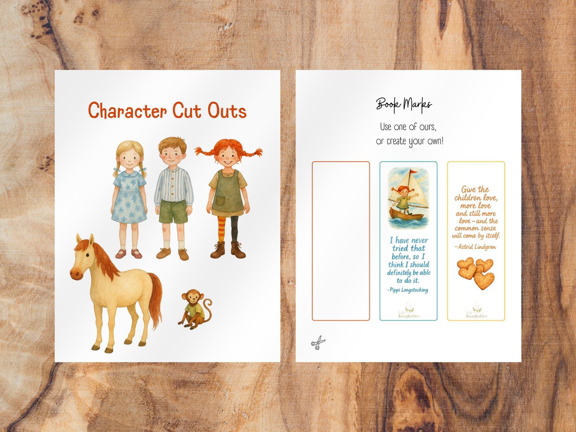 Pippi Longstocking Mini Unit Living Book Companion Study | Charlotte ...