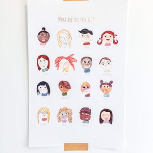 Feelings Poster & Card Set Bundle Digital Download - Etsy