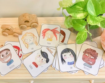 Feelings Poster & Card Set Bundle Digital Download | Etsy