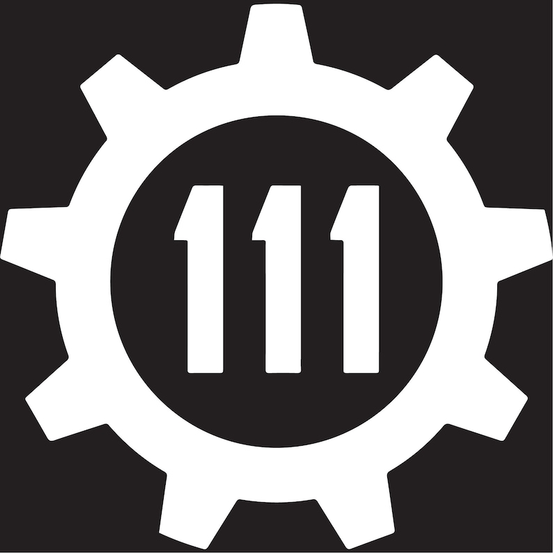 Fallout Vault Door Vinyl Decal Sticker | Etsy