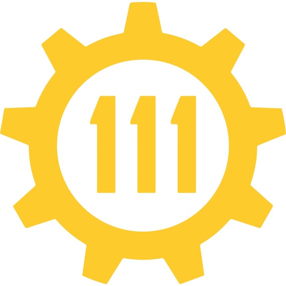 Fallout Vault Door Vinyl Decal Sticker | Etsy