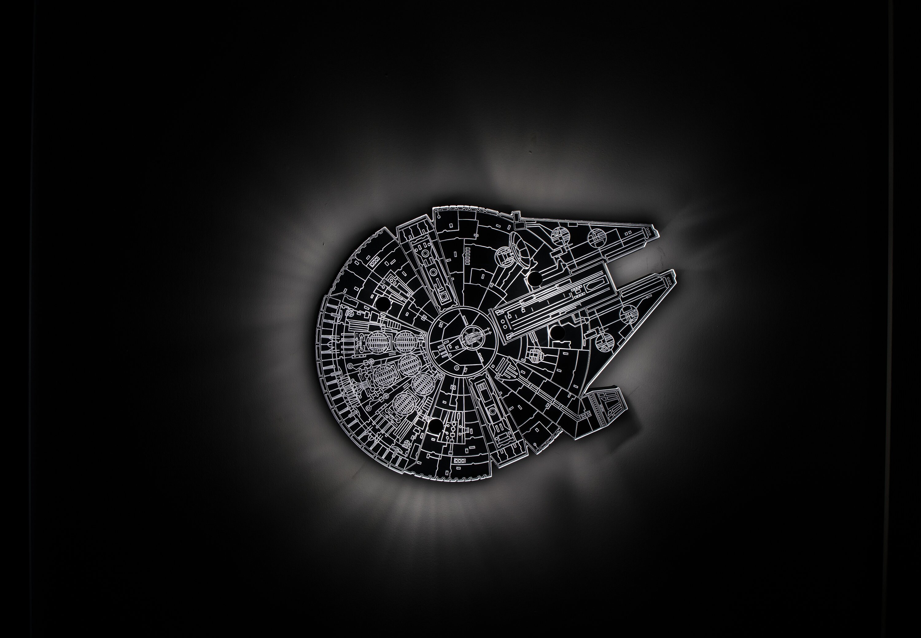 Millennium Falcon Vector DXF SVG PDF for Cnc Glowforge Cricut - Etsy Canada
