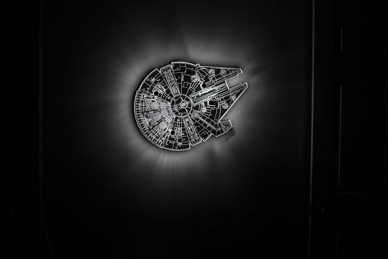 Millennium Falcon Vector DXF SVG PDF for Cnc Glowforge Cricut - Etsy