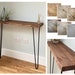 RALA - LIVE EDGE // Live Edge Distressed Entryway Console Table With ...
