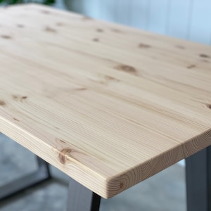 DIY // Unfinished Solid Pine Table Top - Etsy UK