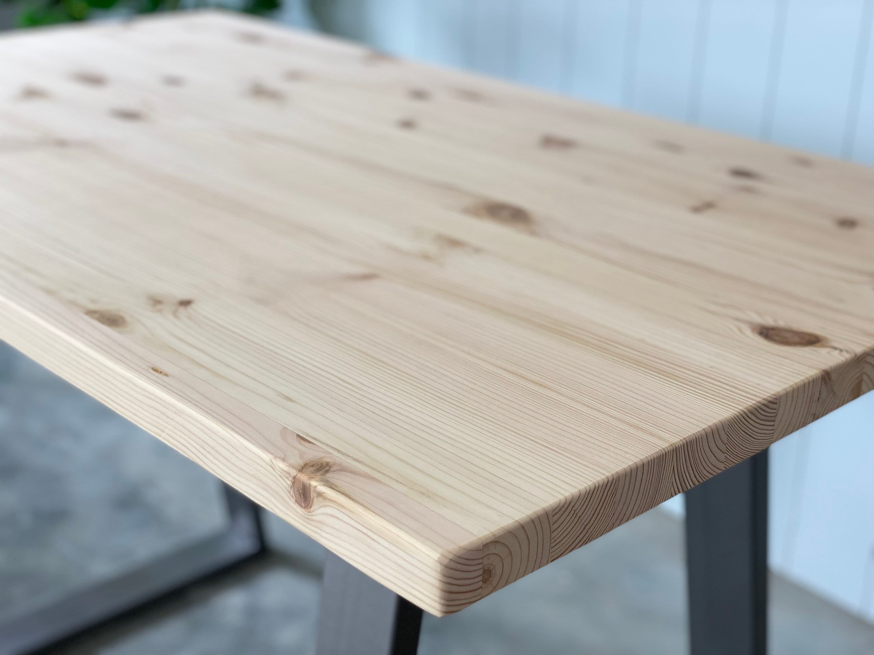 DIY // Unfinished Solid Pine Table Top - Etsy UK