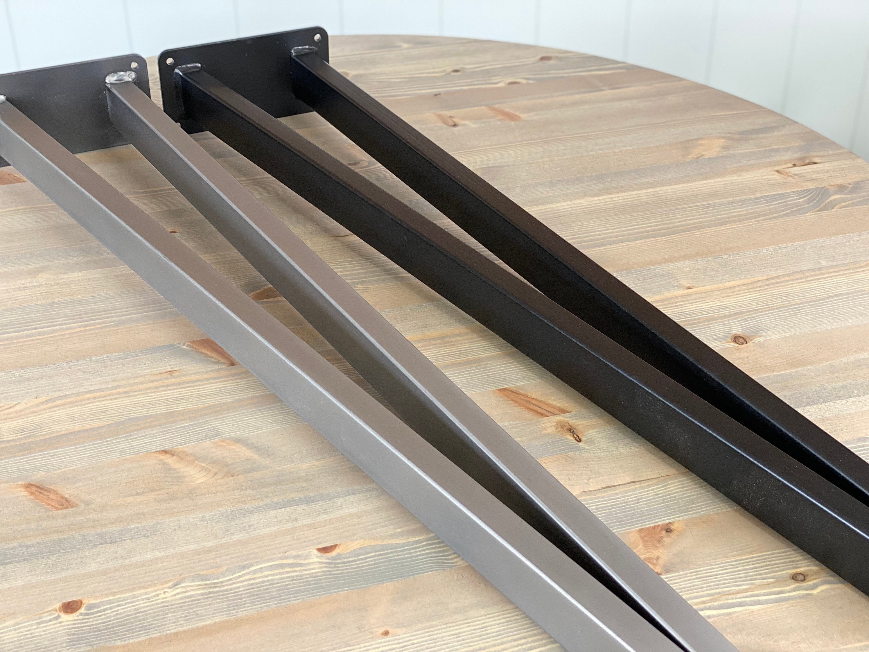 NAM // Round Scandinavian Dining Table With Box Pin Legs | Etsy UK