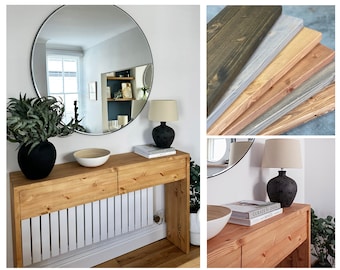 SANTI // Scandinavian Entryway Console Table / Radiator Cover With ...