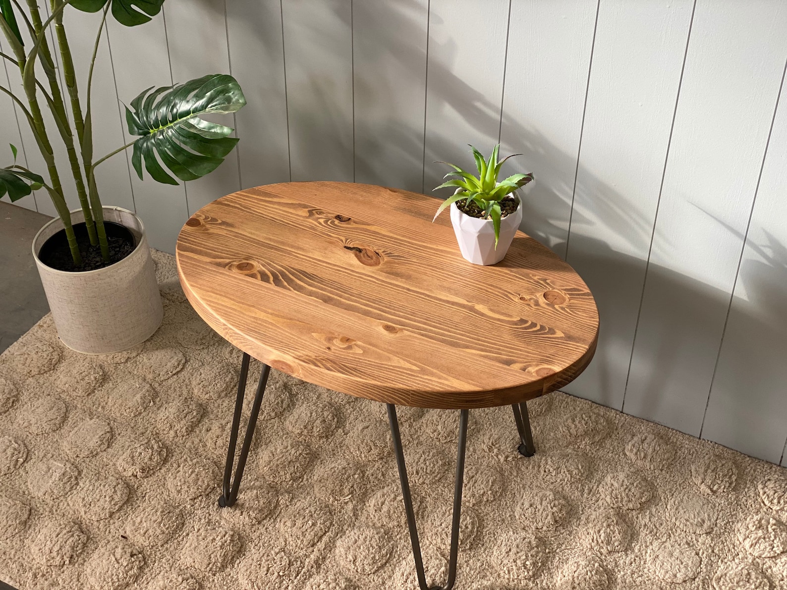 DIY // Ellipse Oval Solid Pine Table Top - Etsy UK