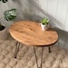 DIY // Ellipse Oval Solid Pine Table Top - Etsy UK