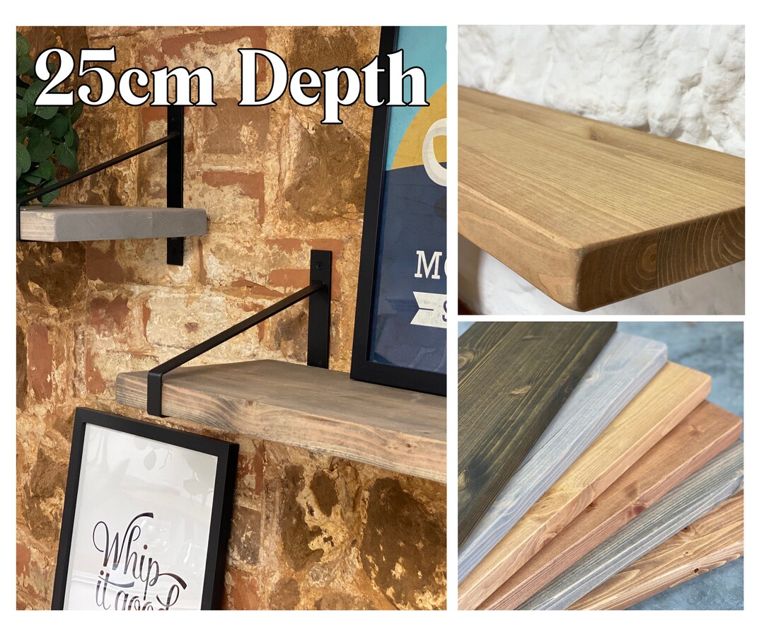 DIY // Scandinavian Style Table Top / Shelf // 25cm Depth // No Bracket ...