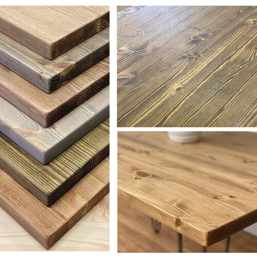 DIY // Unfinished Solid Pine Table Top | Etsy UK