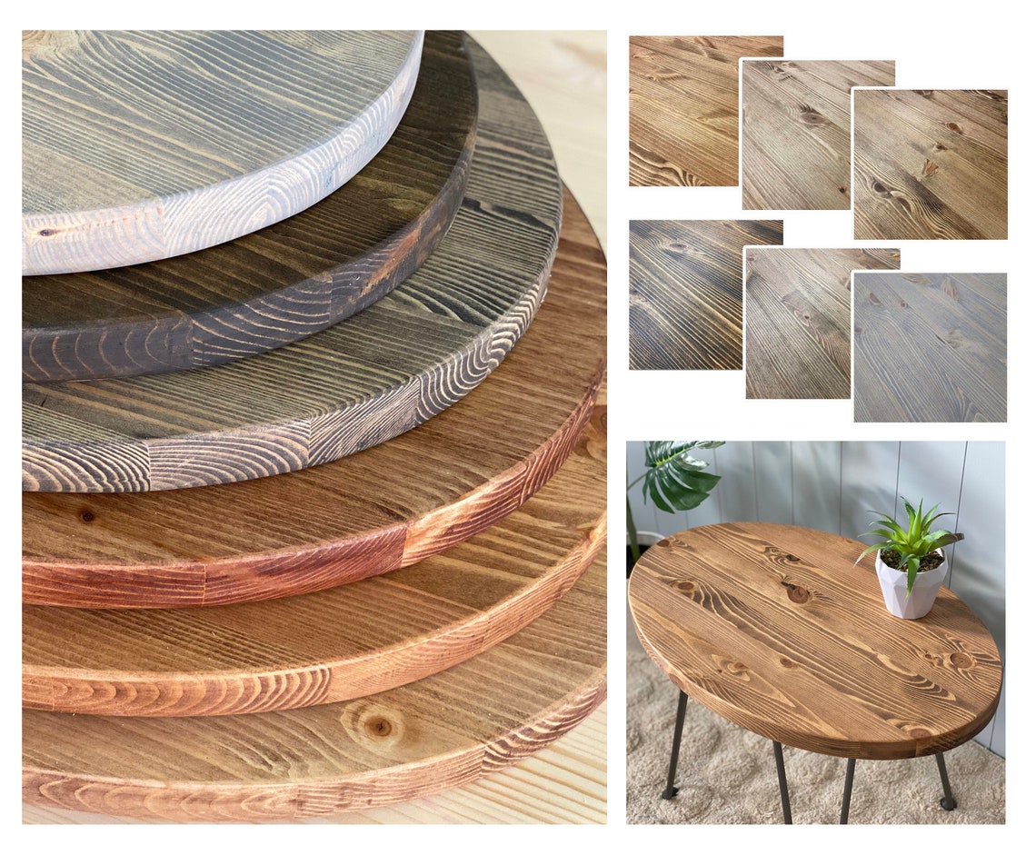 DIY // Ellipse Oval Solid Pine Table Top - Etsy UK