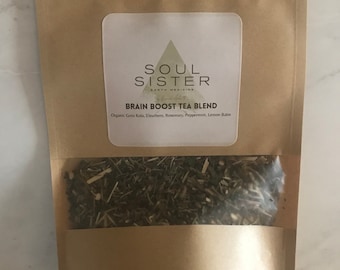 Brain Booster Organic Loose-leaf Medicinal Herbal Tea for Improved ...