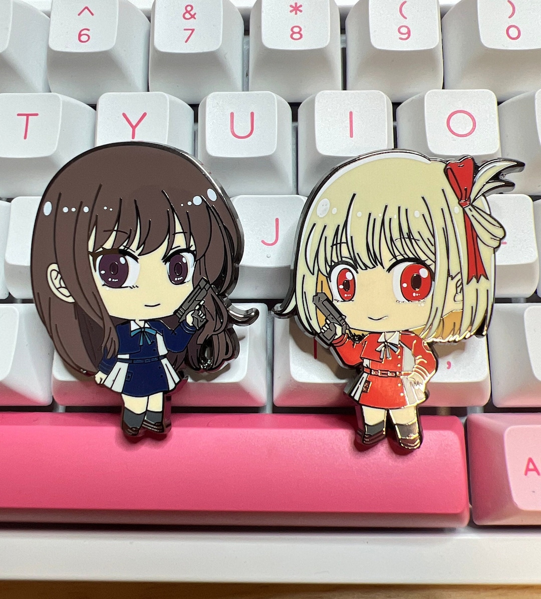 Lyco Reco Anime Hard Enamel Pins - Etsy