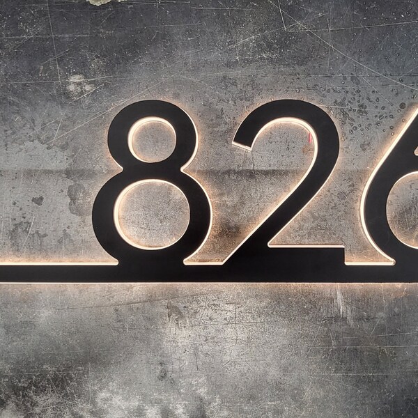 Led Address Sign - Etsy