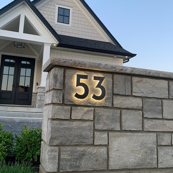 Led House Numbers - Etsy