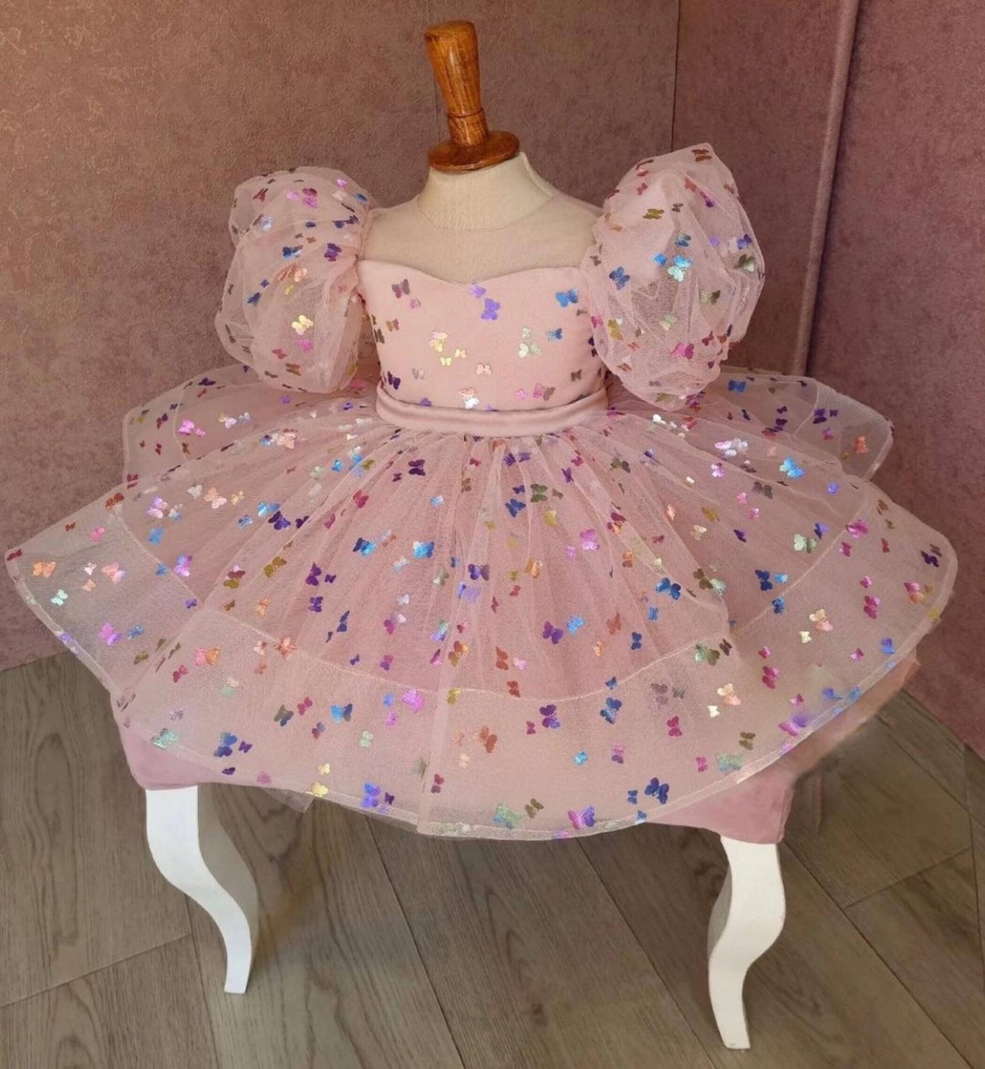 Baby Girl Dress Special Occasion, First Birthday Dress, Baby Girl Party ...