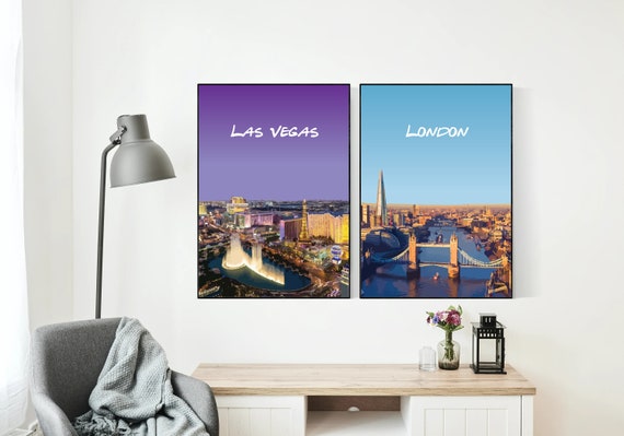 Cities of the World Poster Digital Printed Country Capital - Etsy Canada