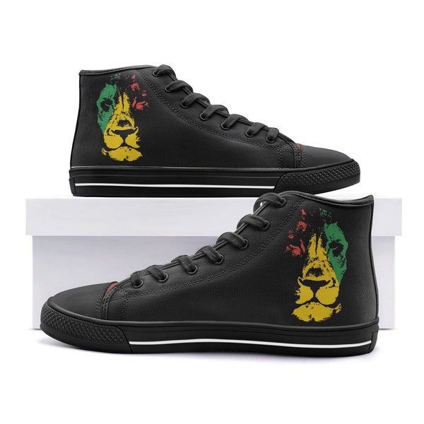 Rasta Sneakers - Etsy