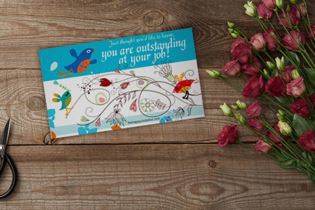 Compliment Card: Download & Print, Encouragement, Appreciation ...