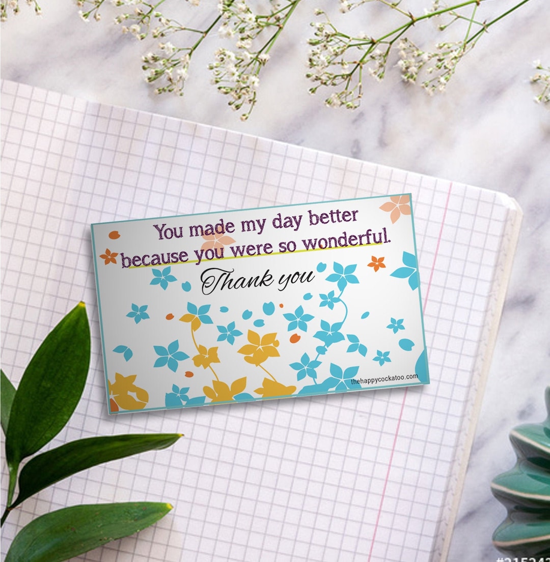 Compliment Card: Download & Print, Encouragement, Appreciation ...