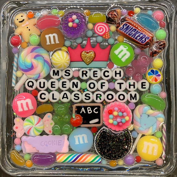 Teacher Candy Jar - Etsy