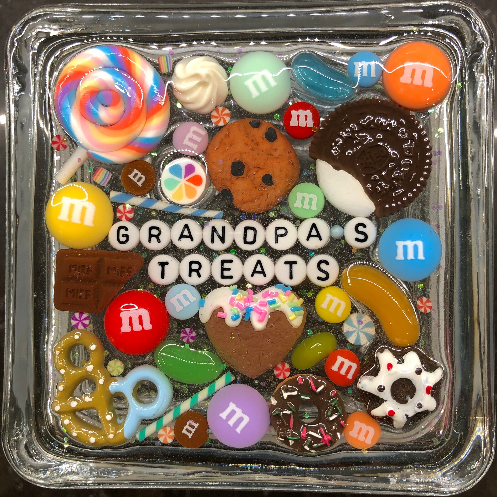 Personalized Candy Jar, Papa Snack Jars, Custom Treat Jars, Candy Gifts ...