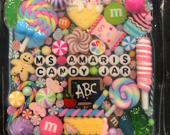 Teacher Candy Jar - Etsy