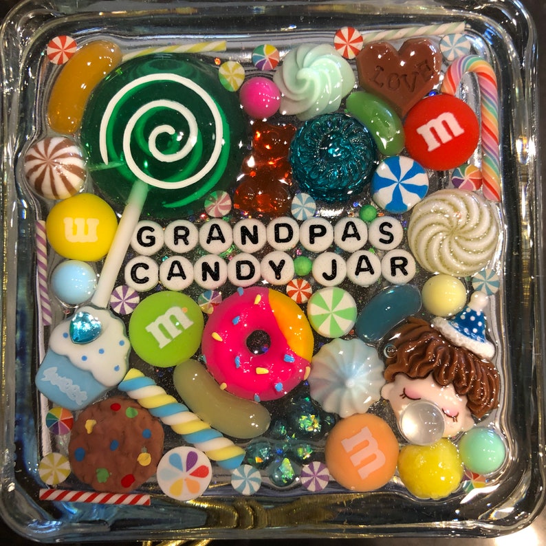 Personalized Candy Jar, Papa Snack Jars, Custom Treat Jars, Candy Gifts ...