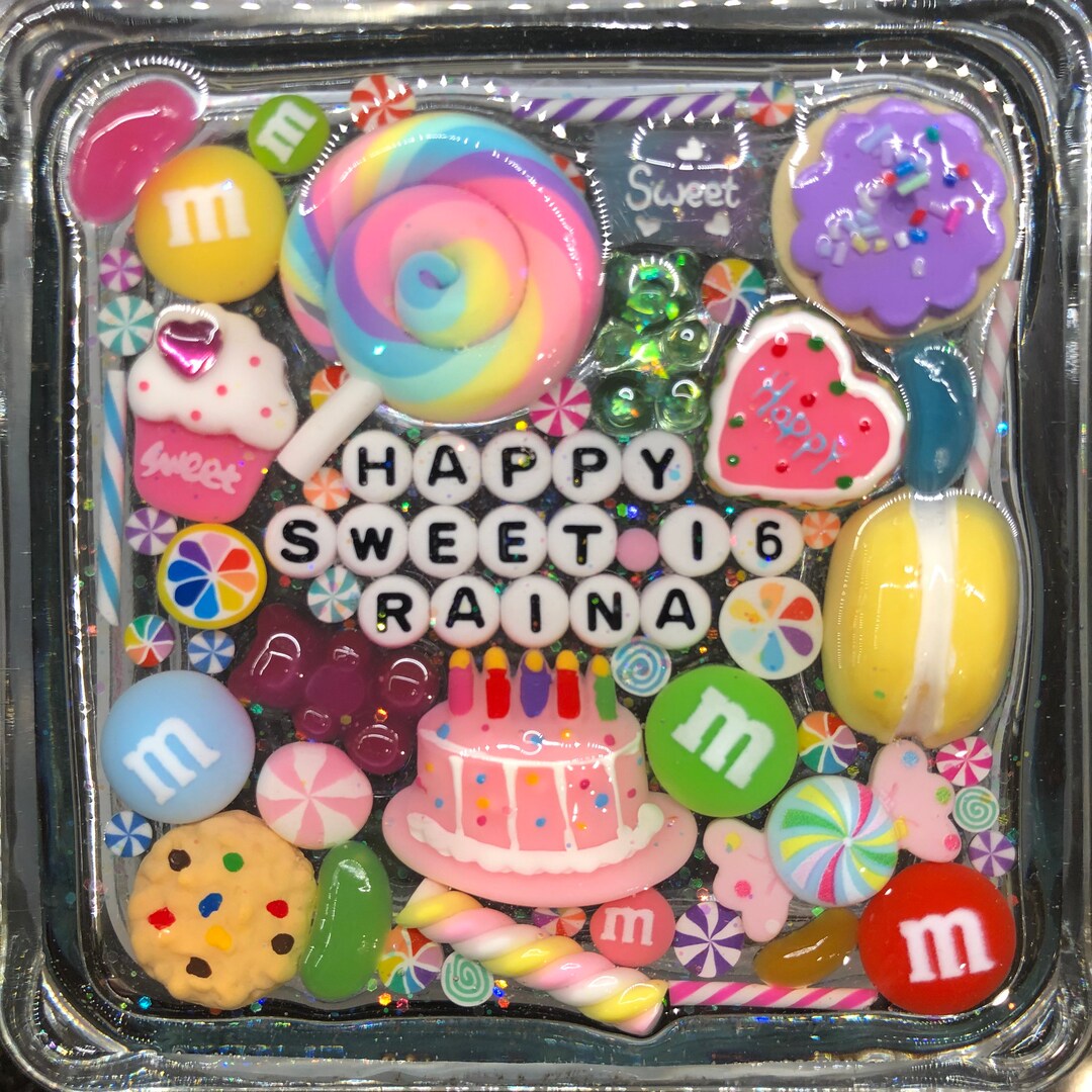 Personalized Birthday Candy Dish, Candy Birthday Jar, Candy Theme ...