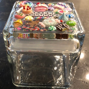 Personalized Stash Jar, Easter Candy Jar, Candy Stash Gift, Jar of ...