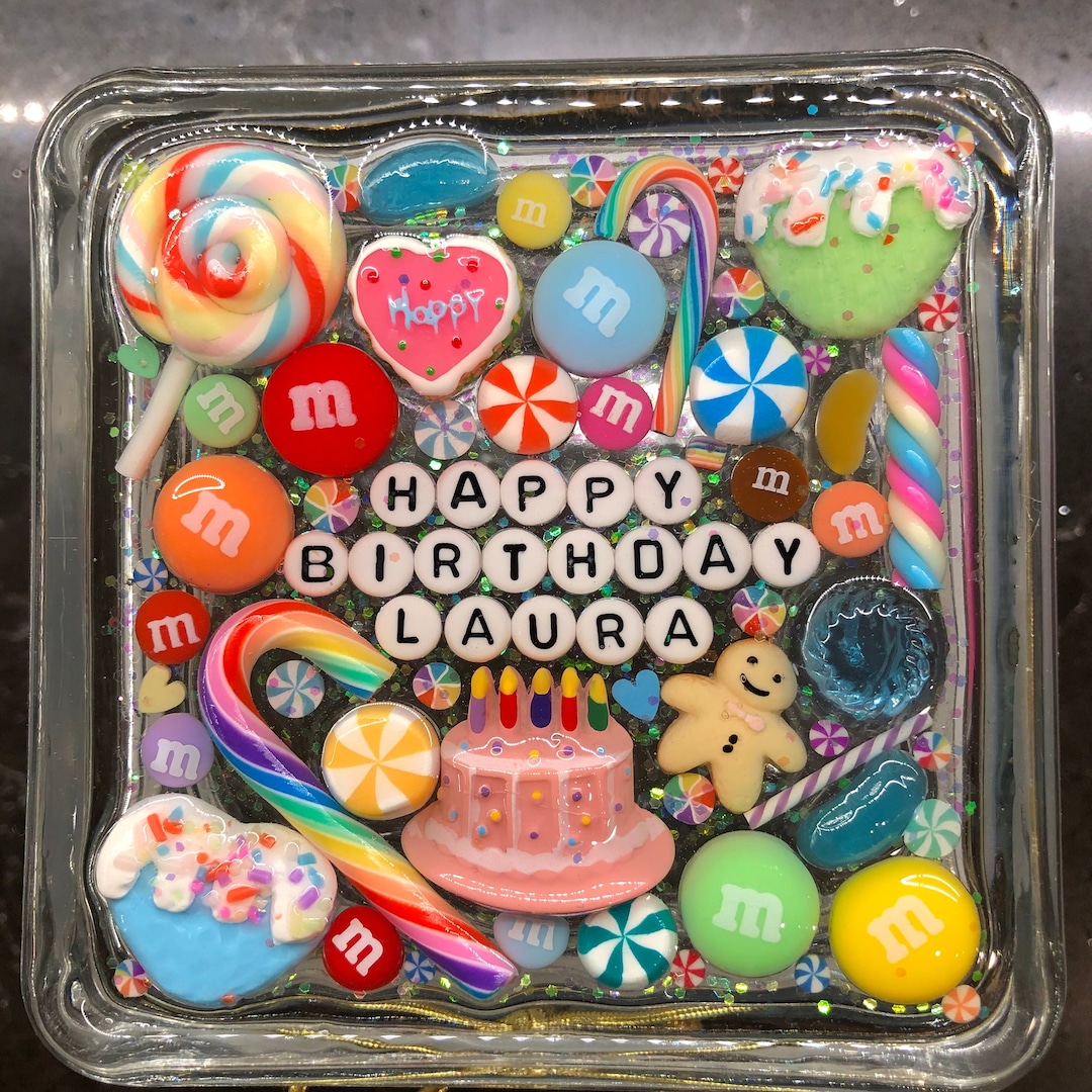 Personalized Birthdayjars, Custom Birthday Gift, Candy Theme Birthday ...