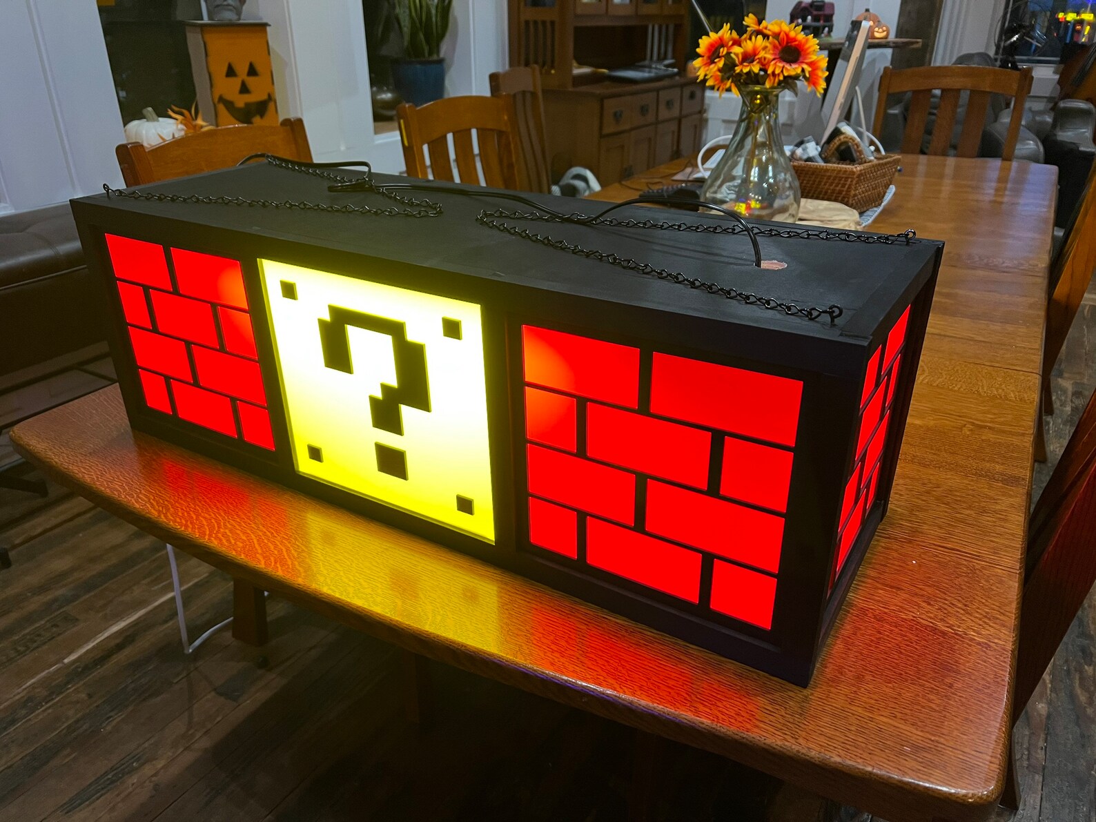 3 4 5 Pool Table Sized Super Mario Bros Question Mark Brick - Etsy
